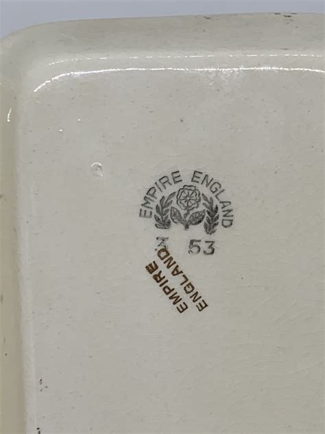 Vintage Empire England Handled Two Segment Dish 20x10cm Vintage Keepsakes