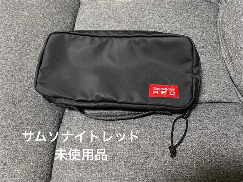 【新品未使用・送料無料】サムソナイト・レッド トラベルポーチ メルカリ