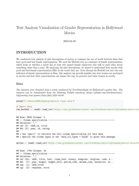 gender data text analysis pdf data gender role