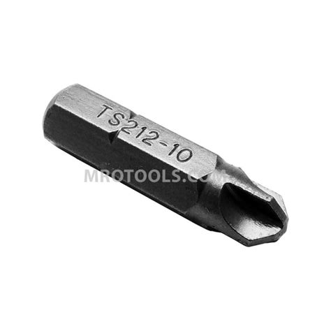 TS212 1 4B Zephyr Tool 1 4 Torq Set Bullnose Insert Bit 1 4 Hex Shank