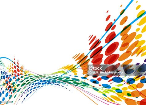 추상적임 흔들다 꺾은선형 배경기술 0명에 대한 스톡 벡터 아트 및 기타 이미지 0명 곡선 다중 색상 Istock