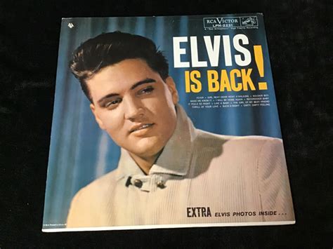 Elvis Presley 45 Lpm 2231 Elvis Is Back Original Long