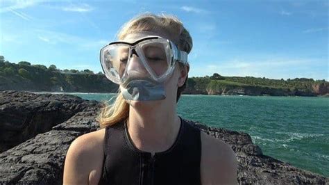 Apnea Training With Dive Mask And Duct Tape Gag K Splash Clips4sale