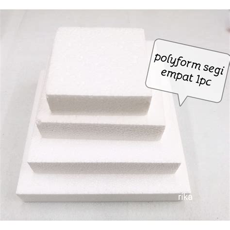 Polystyrene Polyform Segi Empat 1pc Shopee Malaysia