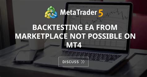 Backtesting Ea From Marketplace Not Possible On Mt4 Scalper Mql4 And Metatrader 4 Mql4