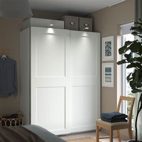 Pax Grimo Wardrobe White White 150x66x201 Cm Ikea Taiwan Online