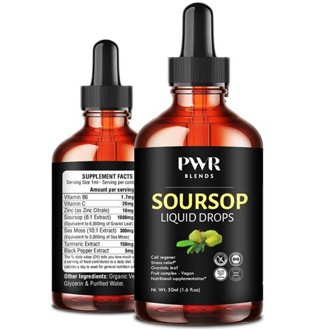 Buy Soursop Liquid Drops Antioxidant Rich Booster With Soursop Fruit
