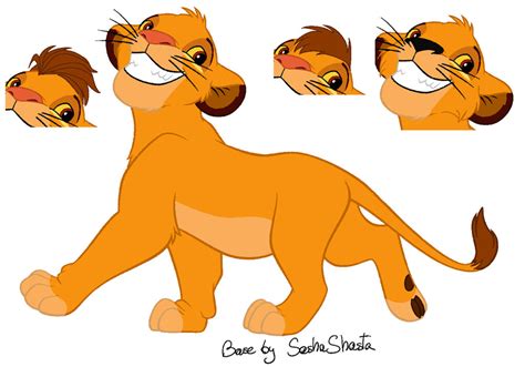 Tlk Base Cub Simba By Rethza On Deviantart