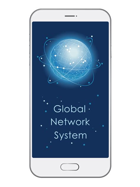 Global Network System Concept Illustration With Text Spce 376428 Vector Art At Vecteezy