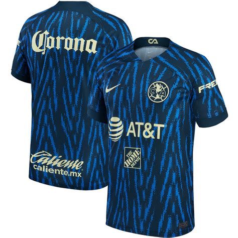 Nike Mens Club America 2022 23 Away Replica Jersey Blue Dri Fit