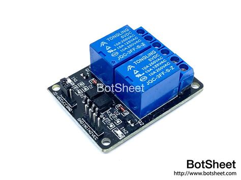 2路繼電器模組 5v botsheet
