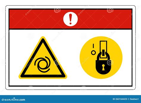 Danger Equipment Starts Automatically Lock Out In De Energized State