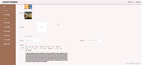 springboot java php node python企业知识产权管理系统【计算机毕设】 知识产权管理系统php源码 csdn博客