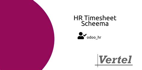 Hr Timesheet Schema Vertel