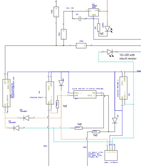 arduino psu with battery backup sla and mains batt monitoring