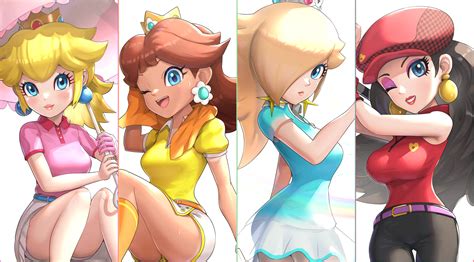 Princess Peach Rosalina Princess Daisy And Pauline Mario And 1 More