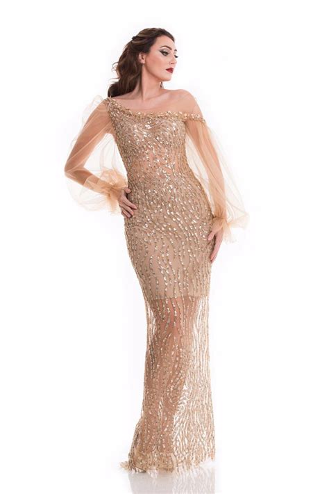 Embellished Evening Dress Slaylebrity