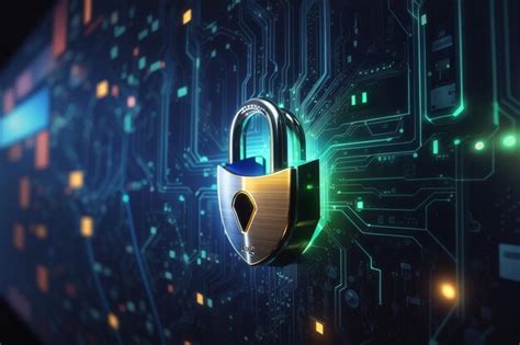 Premium Ai Image Cybersecurity Concept Internet Security Screen With