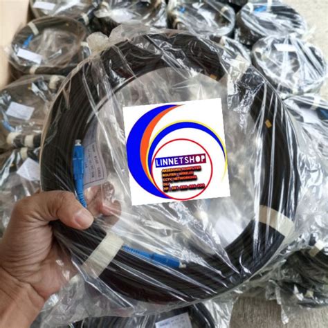Jual Kabel FO Meter Precon Siap Pakai FTTH Dropcore Core Seling Shopee Indonesia