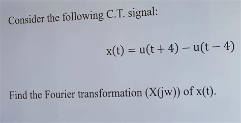solved consider the following c t