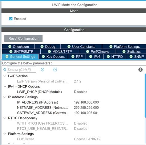 Stm32 NUCLEO H723ZG HAL LWIP Won T Ping Electrical Engineering