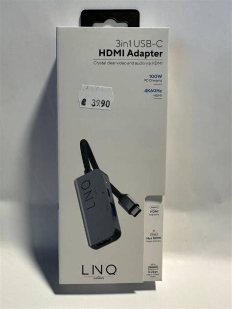 Linq 3in1 Usb C Adapteri Viihdelinna