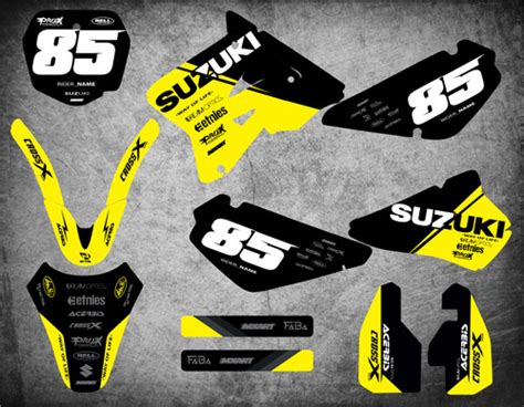 Suzuki Rm 85 Quality Graphics Base Style Premium Quality Fast Turnaround Real World Pricing