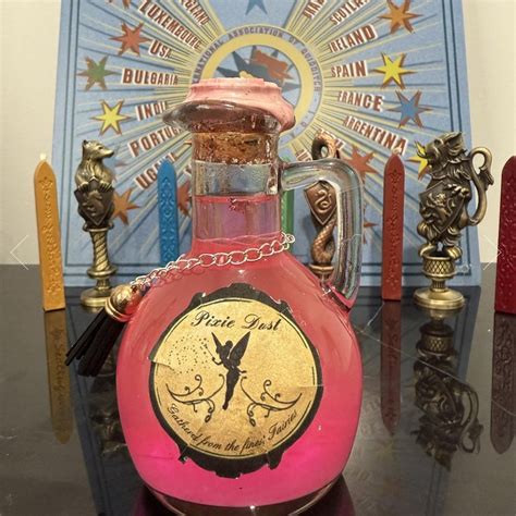 Pixie Dust Elixir Harry Potter Hogwarts Collectible Display Potion Etsy