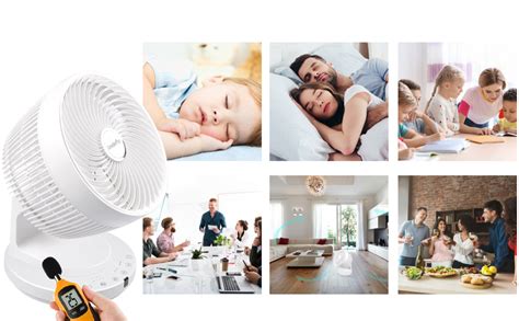 Leaderpro Ventilateur Silencieux Dc Moteur Avec Télécommande 25db Turbo
