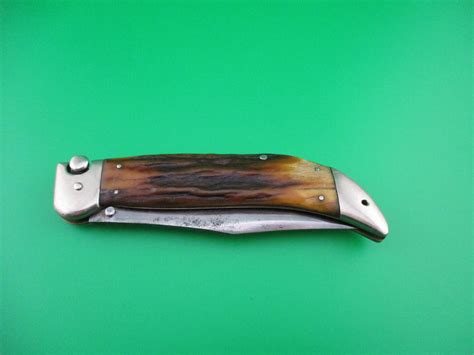 Ka Bar Grizzly Stag Vintage 2179 Switchblade Knife Apple Valley Knives