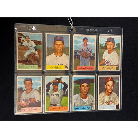 Lot 19 1954 Bowman Baseball Cards Mid Grade