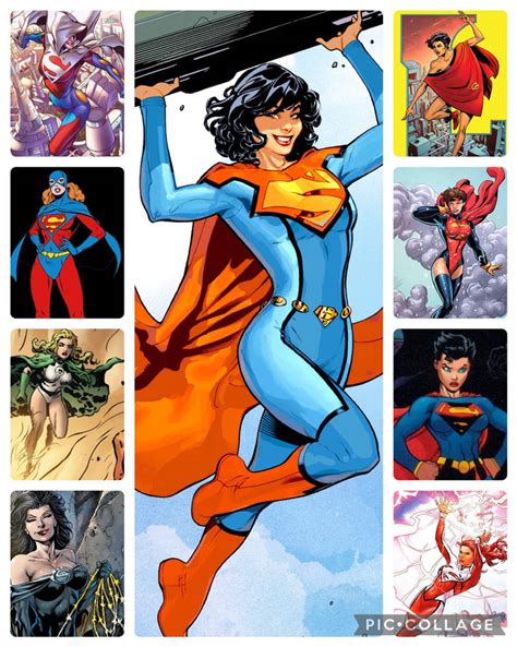 Dc Comics Superwomen Collage By Nakuuro On Deviantart