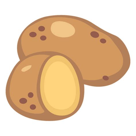 Design Png E Svg De Comida Plana De Batata Doce Para Camisetas