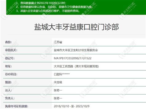 盐城大丰牙益康口腔门诊部怎么样地址电话医生团队案例口碑评价 开立特口腔