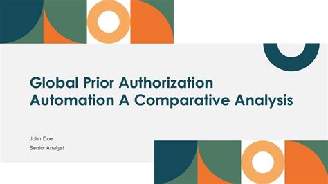 Global Prior Authorization Automation A Comparative Analysis Ppt Sample St Ai