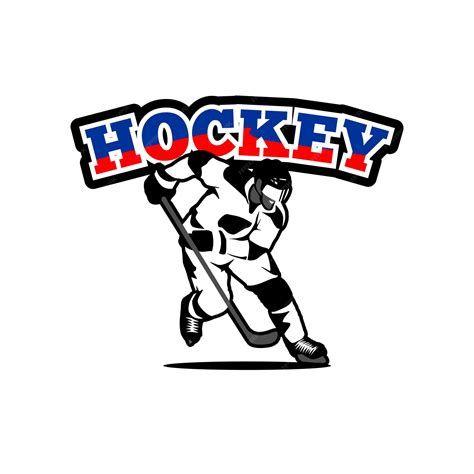 Premium Vector Vector Hockey Player Logo Template