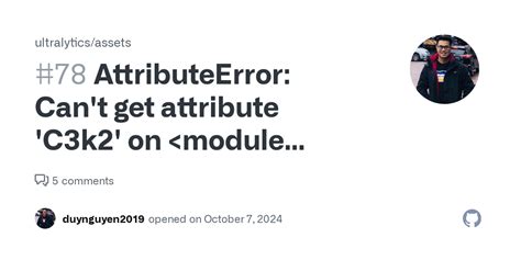 Attributeerror Can T Get Attribute C K On