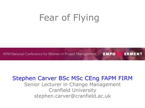 Apm National Conference For Women In Project Management 2018 Stephen