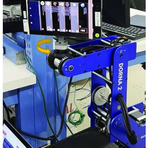 Experimental Setup For The Gyro Rate Test Showing The Robot Dorna 2 And
