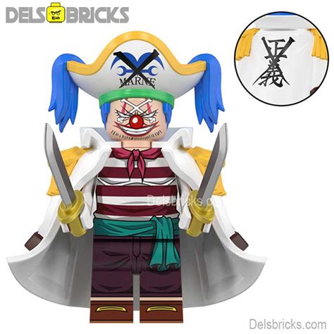 Lego Minifigures One Piece Buggy Anime Manga Series Building Toys Delsbricks Minifigures
