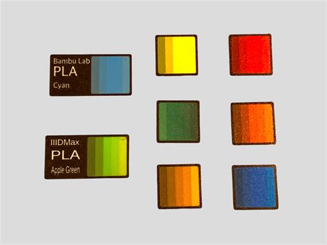 Parametric Color Blending Swatches R Bambulab