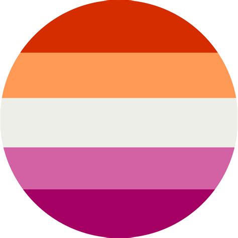 Lesbian Flag Emoji Drawing Aufkleber Selber Drucken Pinwand Lesbisch