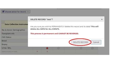 Delete Record Clinical And Translational Science Institute