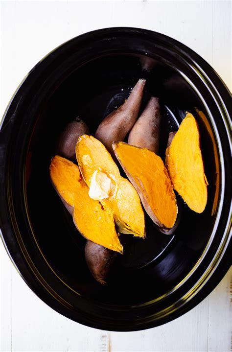 Easiest Slow Cooker Sweet Potatoes Real Food Whole Life