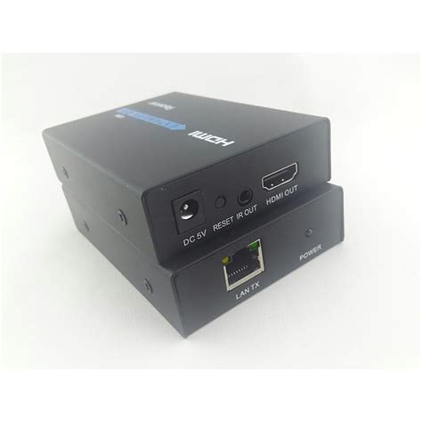 Extensor Hdmi 120 Metros Via Cabo Rede Rj45 Cat5e Cat6 R 831 24 Em