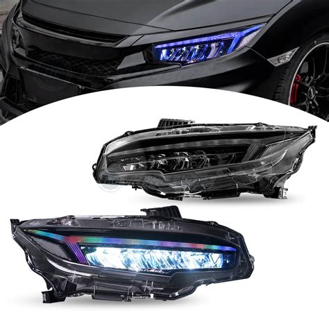 Hcmotion Led Rgb Headlights For Honda Civic 10th Gen
