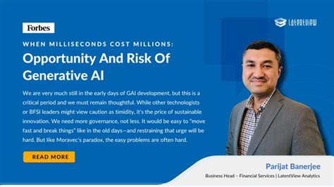 Latentview Analytics On Linkedin Genai Bfsi Financialservices Forbes