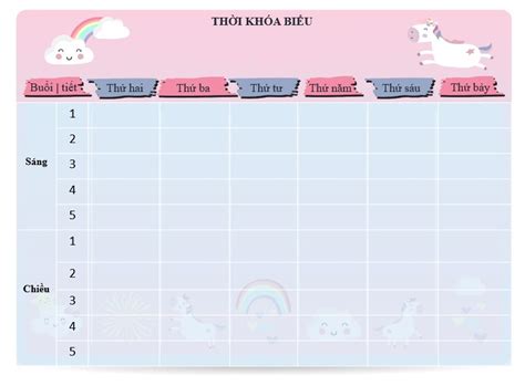 Top 25 Mẫu Thời Khóa Biểu File Word đẹp Trong Năm 2022 Trung TÂm