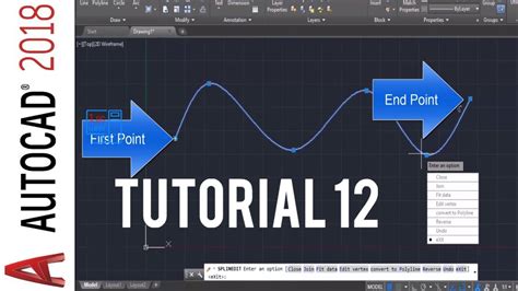 AutoCAD SPLINEDIT Command Tutorial Edit Spline In Autocad YouTube