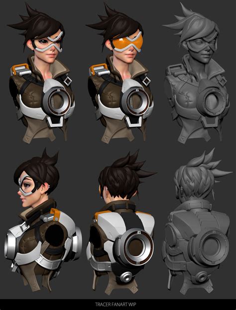 Tracer Fanart Wip By CezarBrandao On DeviantArt